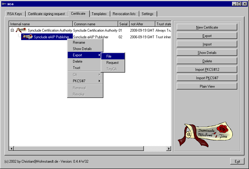 Chapter 5. eAIP Security - How to sign an eAIP with x509