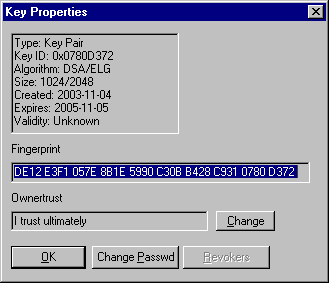 Chapter 8. eAIP Security - How to setup up a PGP signing environment