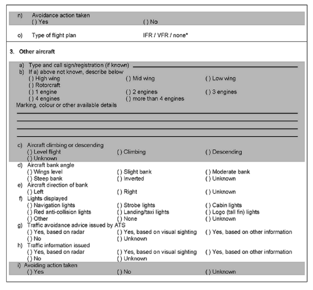 AIR TRAFFIC INCIDENTS